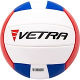VETRA, Premium Soft Touch Volleyball, Blue/Red/White, PVC Cover, 1 Pack ...