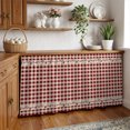 Cabinet Curtains 28"W x 51"L, Country Star Plaid Sink Skirt for ...