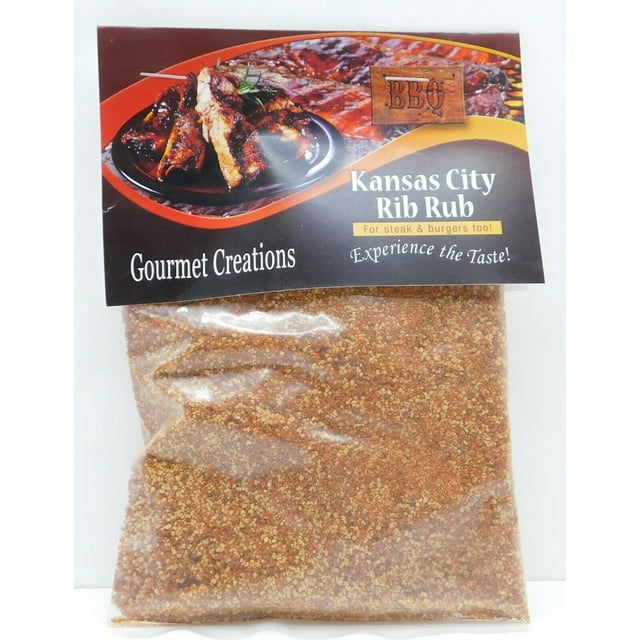Kansas City Rib Rub steak Rubs dips Seasonings (Gourmet Creations ...