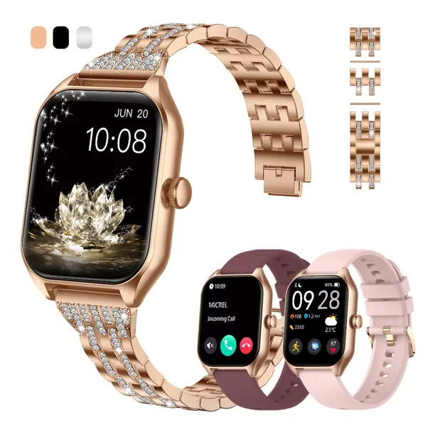 Reloj Smartwatch 1.85 Mujer Relojes Inteligentes Smart Watch | Walmart ...