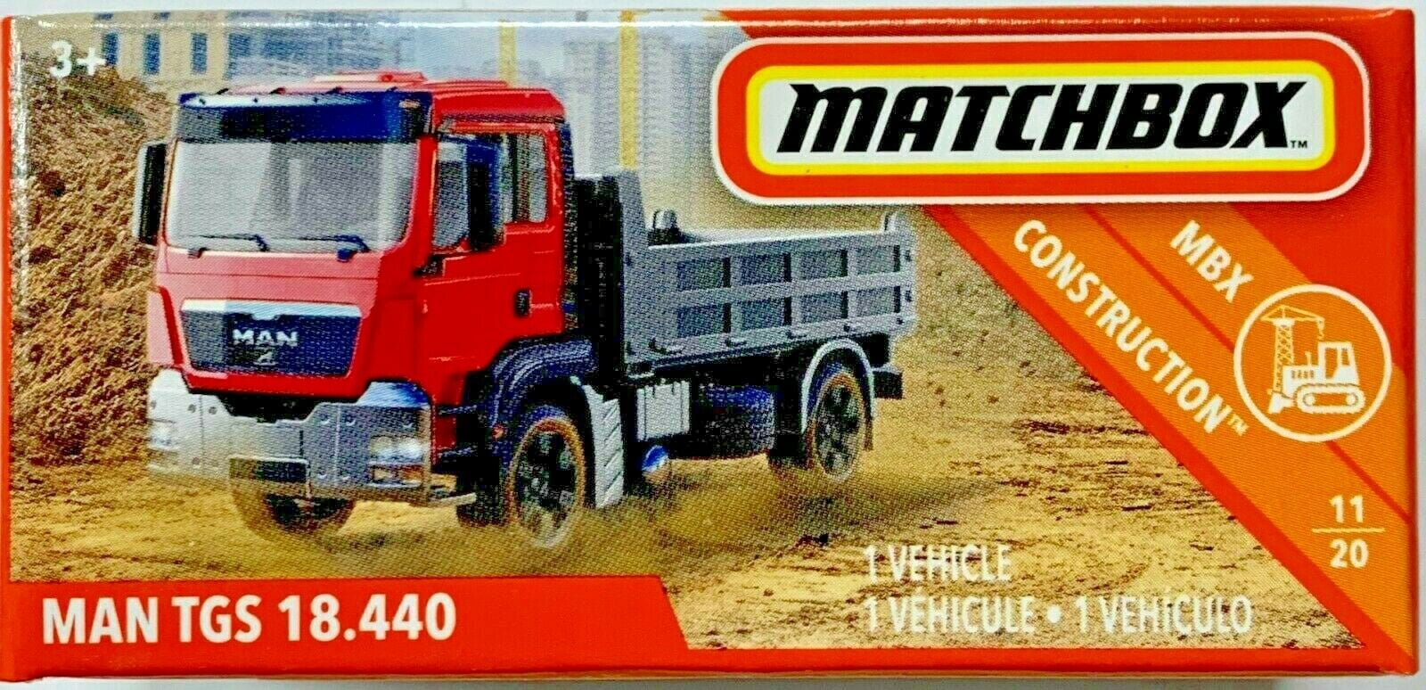 Matchbox Power Grabs MBX Construction RED MAN TGS 18.440 11/20 ...