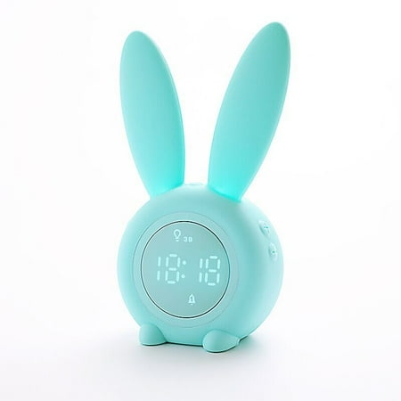 Dedang Cute Rabbit Shaped Induction Alarm Clock, Intelligent Automatic ...