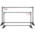 10x8 ft Adjustable Backdrop Banner Stand,Large Display Step and Repeat ...
