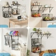 2 Pack Laundry Room Shelves Organization and Storage, Wall Mounted ...