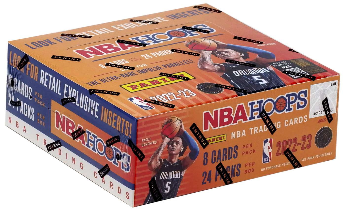 NBA Panini 2022-23 Hoops Basketball Trading Card RETAIL Box (24 Packs ...