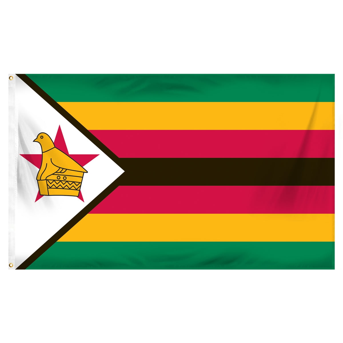 Zimbabwe 3ft x 5ft Printed Polyester Flag - Walmart.com