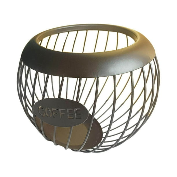 Assembly Coffee Capsule Storage Basket Recycling , Black for racks ...