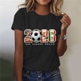 Bgstyu Soccer Cup 2026 Shirt for Women Casual Football Match Season ...