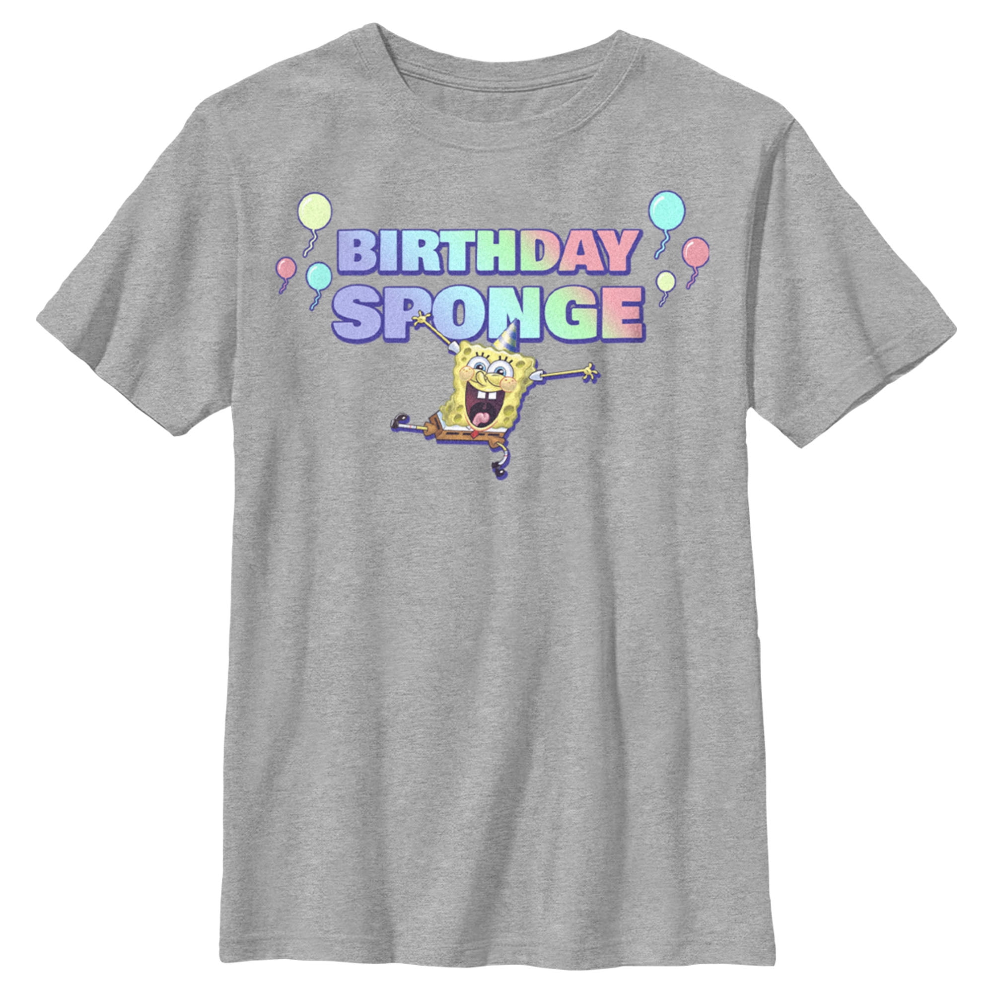 Boy's SpongeBob SquarePants Birthday Sponge Graphic Tee Royal Blue ...