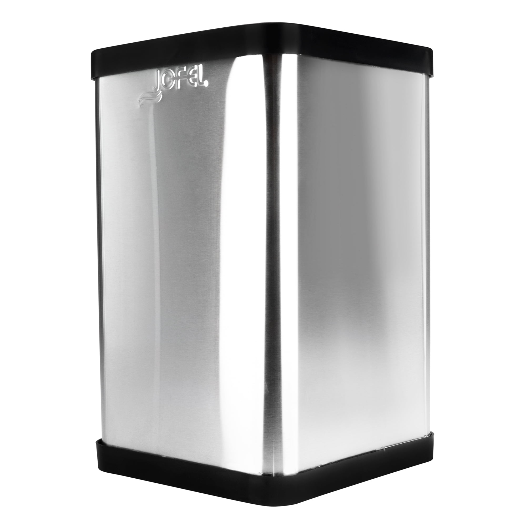 Bote de Basura Cuadrado Jofel Plata Sin Tapa Capacidad 10L Fabricado ...