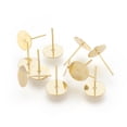 202 Stainless Steel Stud Earring Findings with 304 Stainless Steel Pins ...