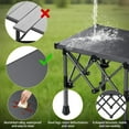 2ft Roll Top Camping Table, 2 Height Max 27.5" Small Camping Side Table ...