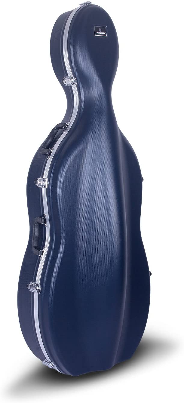 Crossrock Strong Hard Cello Case 4/4 ABS Composite Material with Two ...