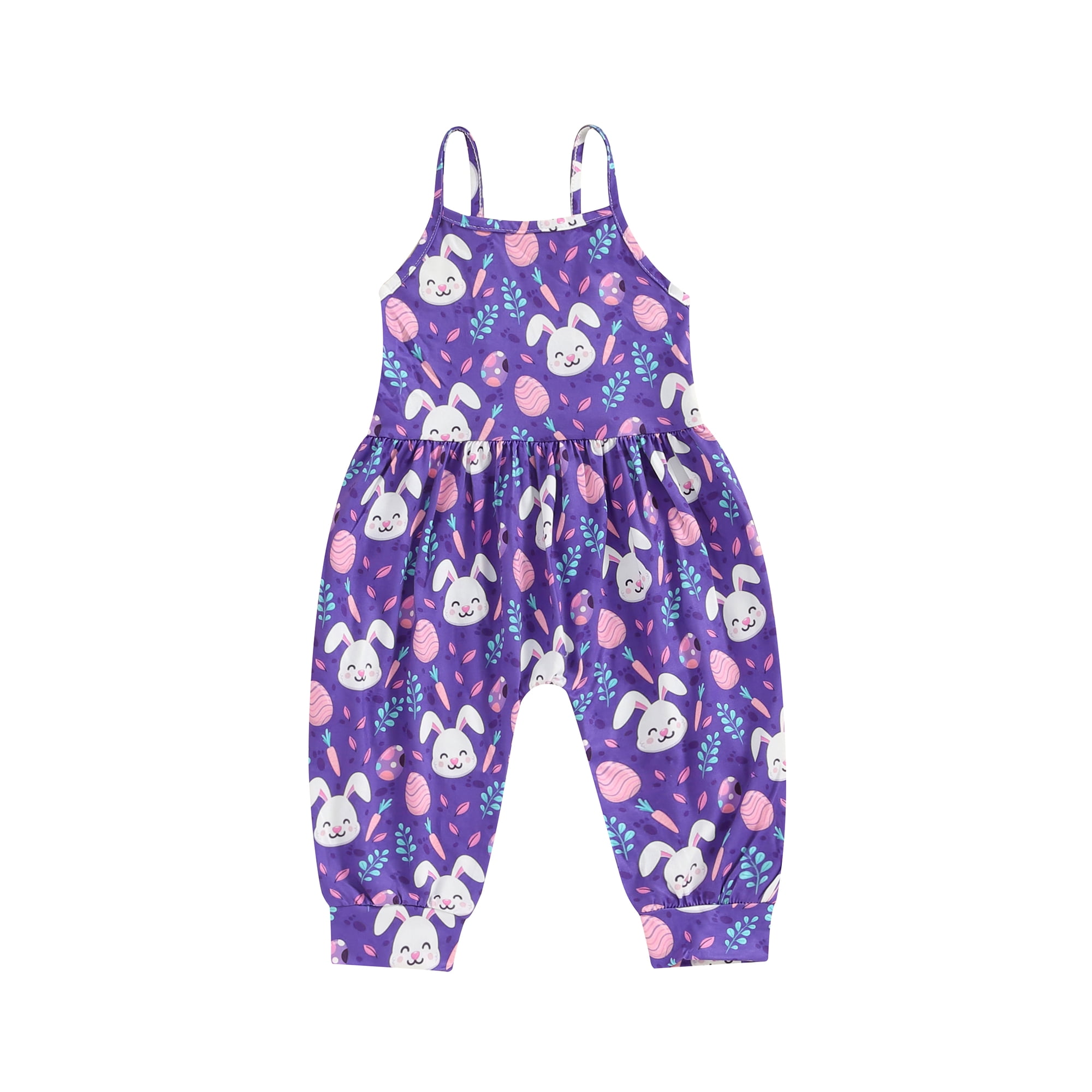 Click here for Gupgi 1-6y Kids Girls Easter Jumpsuits Toddler Str... prices