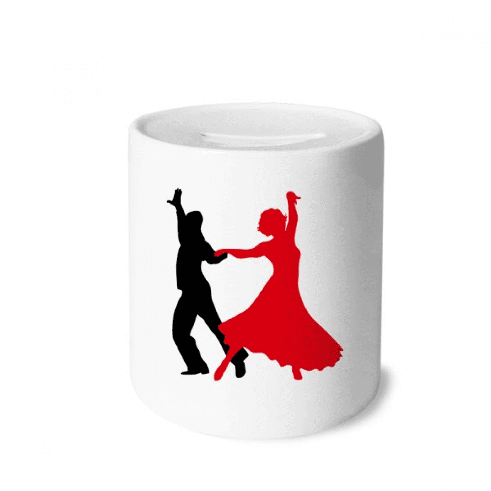 Duet Dance Social Dancing Dancer Money Box Cerac Coin Case Piggy Bank ...