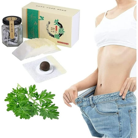 (90 pcs) Pose of Wormwood Belly Button, Herbal Slimming Tummy Pellet ...