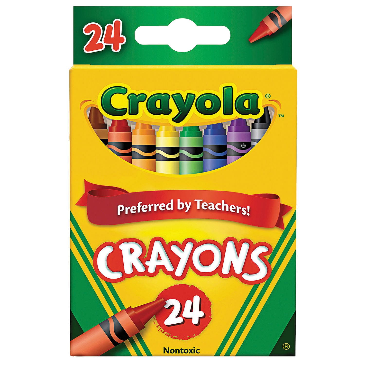 Crayola Classic Color Crayons, 24 Count, (Pack Of 6), Crayons - Walmart.com