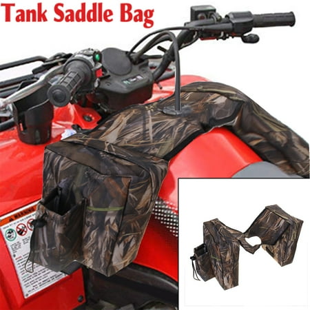 UTV ATV Snowmobile Gas Tank Saddlebag Storage Saddle Waterproof Bag ...