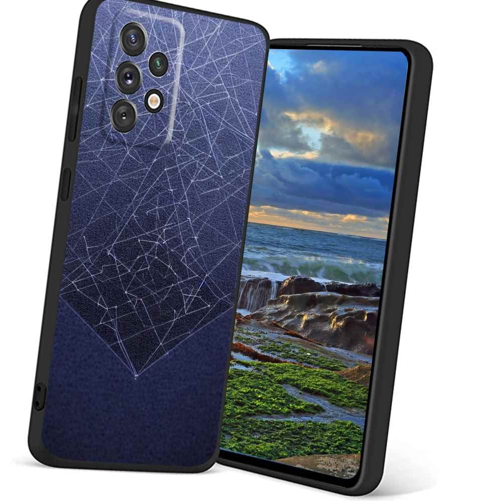 Compatible with Samsung Galaxy A52 5G Phone Case, Geometry Case Men ...