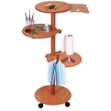 Mabef Multi-Level Artist Supply Stand, Adjustable Beechwood, 4 Casters ...