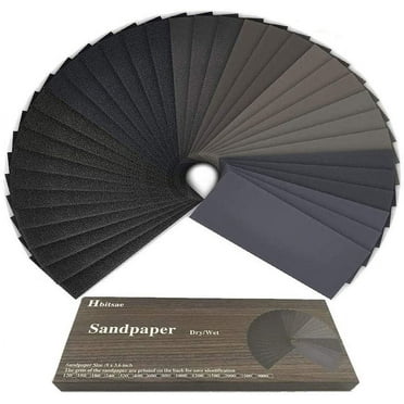 3M Sandpaper, 03038, 3-2/3 in x 9 in, 40 grit - Walmart.com