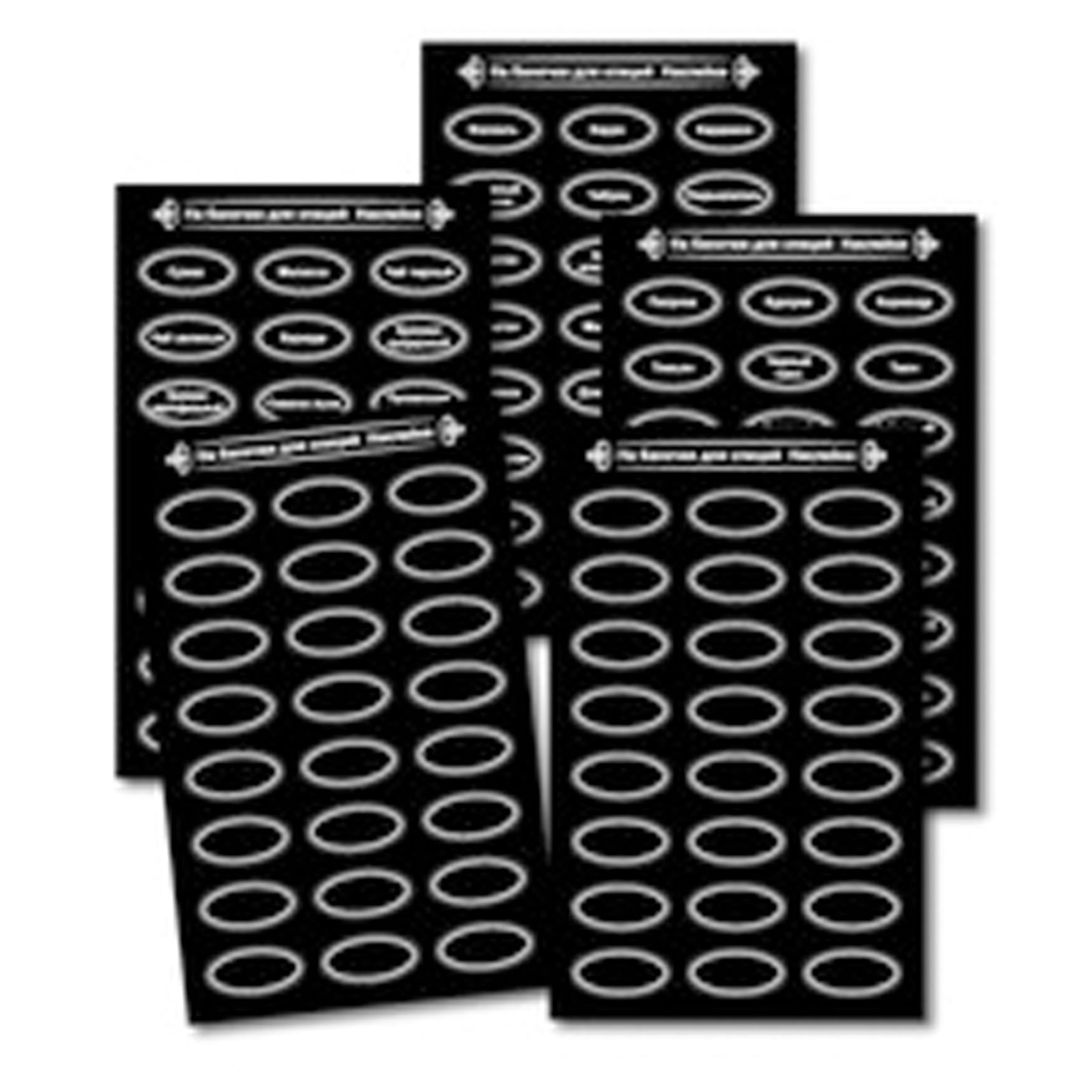RUNWIN Spice Jar Labels Stickers Write on Labels Waterproof Spice runwin-spice-jar-labels-stickers-write-on-labels-waterproof-spice