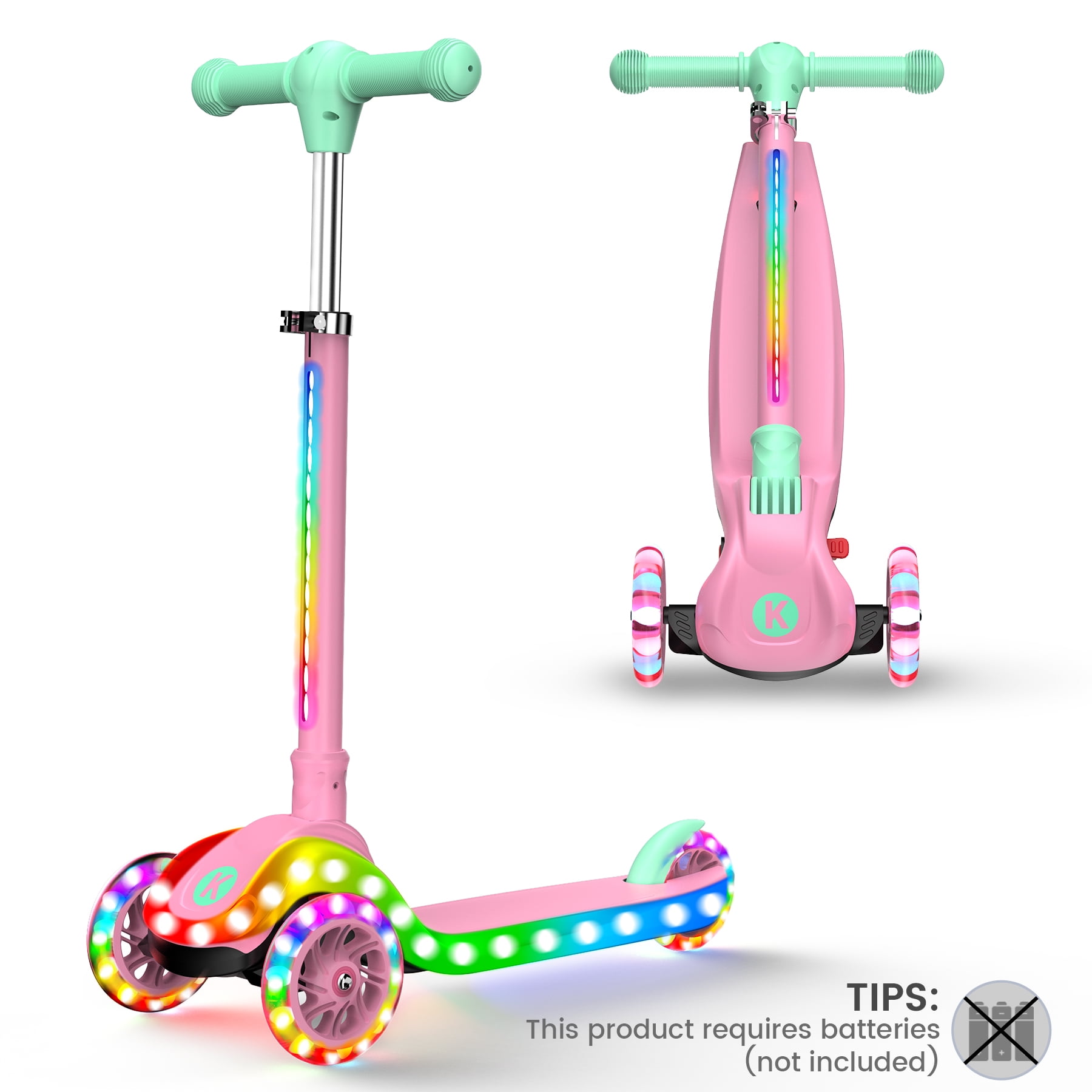 Click here for Kidscoter 3 Wheel With Led Lights adjustable Heigh... prices