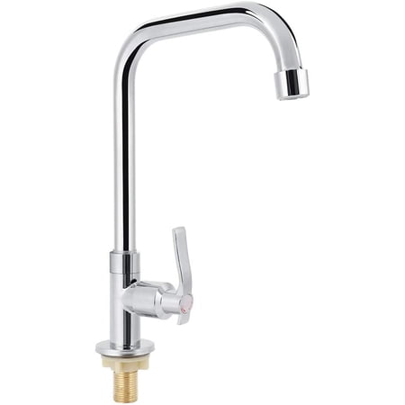 Modern G1/2in Threaded Single Handle Kitchen Sink Water Faucet Single ...