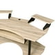ACME Eleazar Music Recording Studio Desk in Natural Oak - Walmart.com