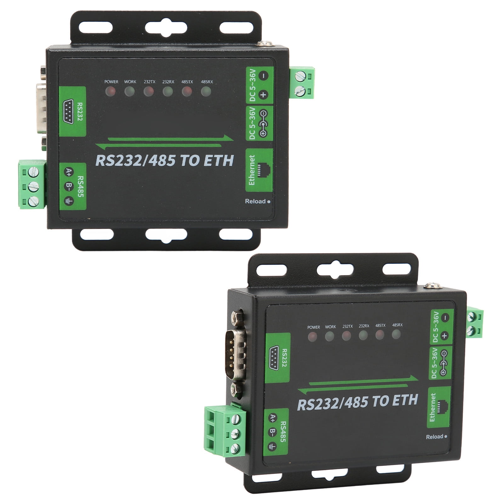 Convertidor RS232/RS485 A Ethernet, Interfaz Ethernet Industrial RS232 ...