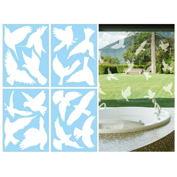 Doolland Anti-Collision Window Clings，Birds Alert Collision Window ...