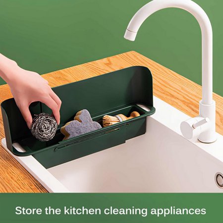 Willstar Adjustable Sink Retaining Plate Retractable Sink Splash-proof ...