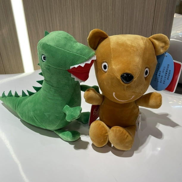 NUEVA llegada 100% Peppa Pig genuina 28-30CM dinosaurio oso de peluche ...
