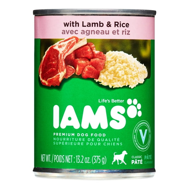 Iams Proactive Health Adult With Lamb and Rice Pate Wet Dog Food, (12 ...