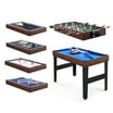 Best Choice Products 2x4ft 10-in-1 Combo Game Table Set w/ Hockey ...