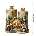 2Pcs Easter Decorations Easter Statue With Acrylic Desktop Stand Base ...