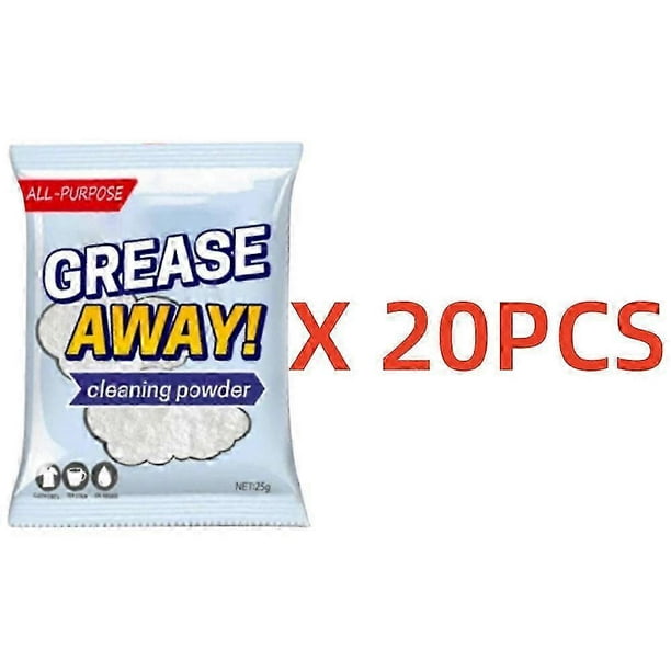 20pcs Grease Away Powder Cleaner All-Purpose Cleaning Powder Ultra ...