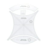 Multifunction Acrylic Double Wedding Template Sewing Drawing Quilting ...