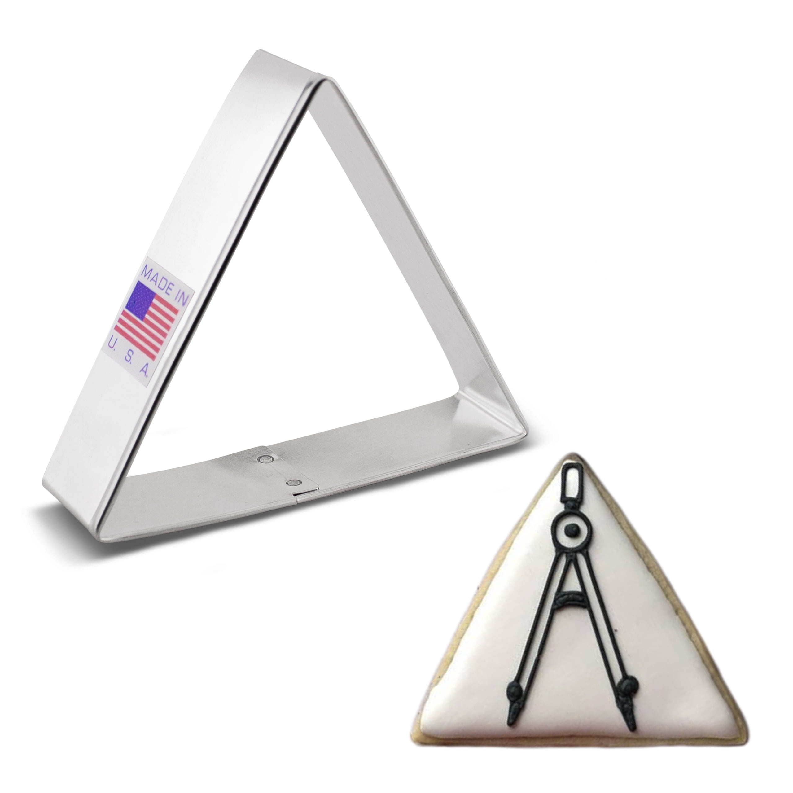 Triangle Cookie Cutter 3" Made in USA by Ann Clark - Walmart.com