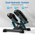 MERACH Mini Stair Stepper for Exercise, 330lbs Capacity, LCD Monitor ...