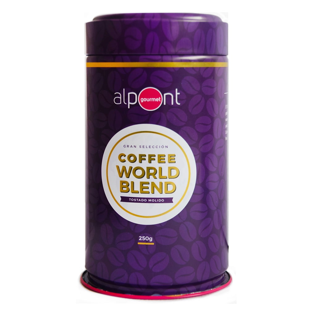 Café World Blend Alpont Gourmet Lata 250 g Alpont es la combinacion ...