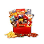 Foxy Fane Deluxe Snack Box - 120ct Assorted Party Fun Grocery Items ...
