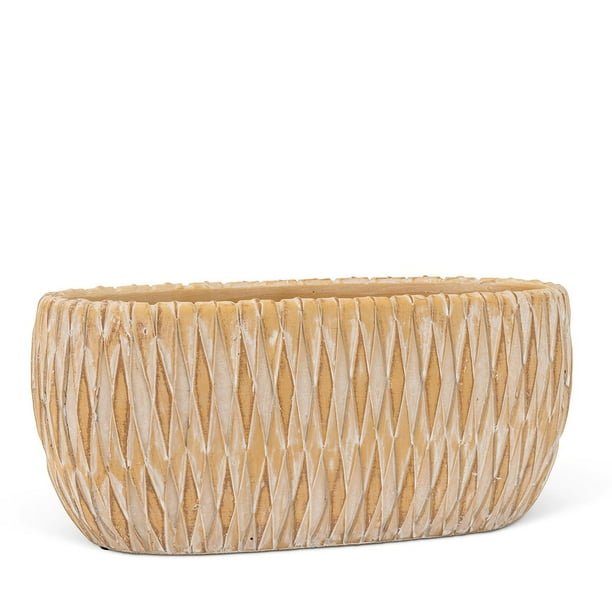 Large Textured Oval Planter - Walmart.com