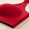 Squevariel Women's Solid Color Bra Push-Up Everyday Soft Bra With Wide ...
