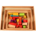 Montessori Teaching Aid Tray Container Wooden Breakfast Decorative ...