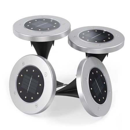 Amdohai Tomshine Solar Power Energy Ground Lawn Lamp 4 Pack Sensitive ...