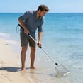 Upgraded Sand Sifter Mesh Stainless Steel Telescopic Beach Sand ...