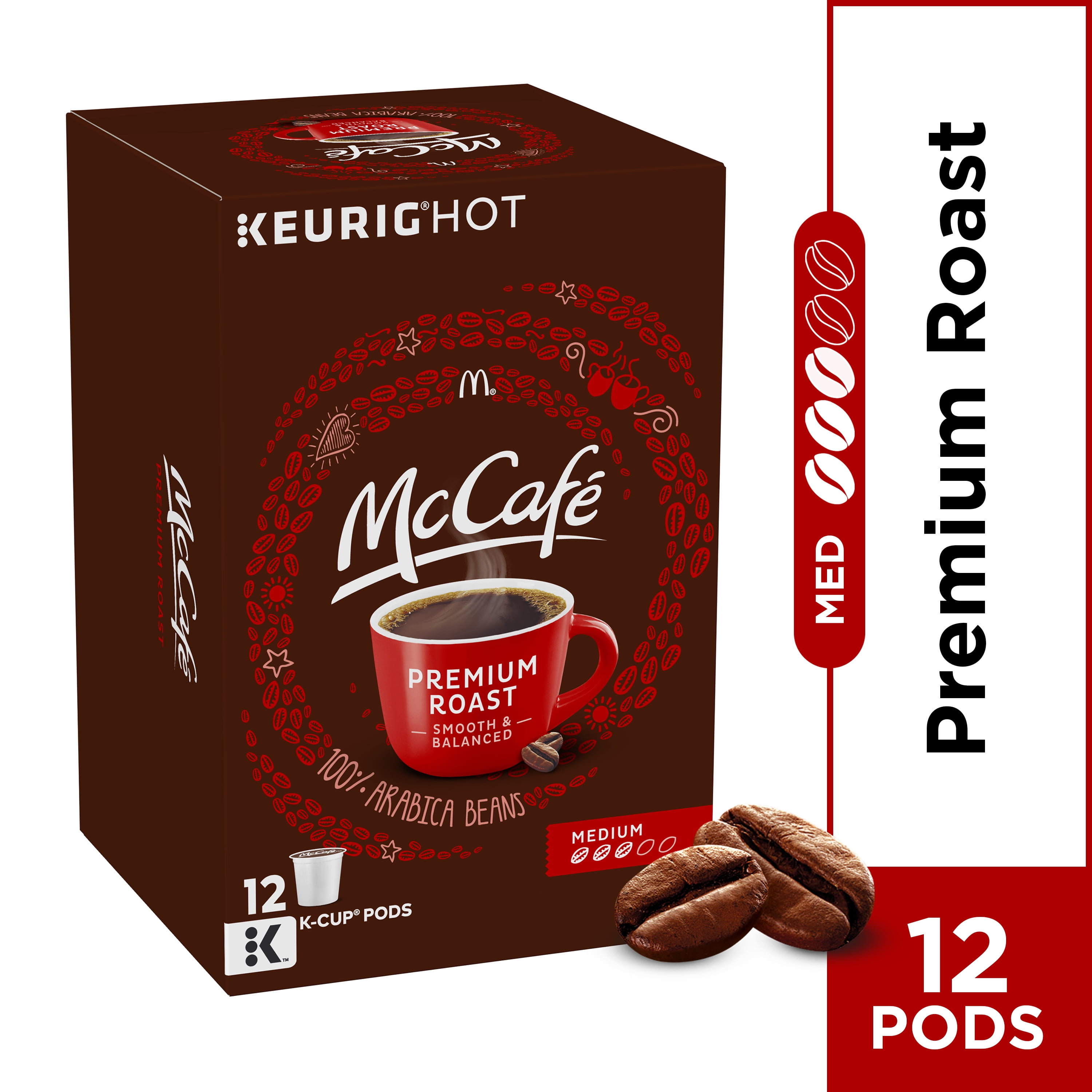 McCafe Premium Roast Medium Coffee K-Cup Pods, Caffeinated, 12 ct - 4. ...