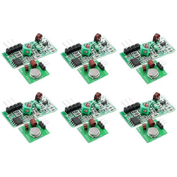 Peggybuy 315 Mhz RF Transmitter Receiver Module Wireless Remote Module ...