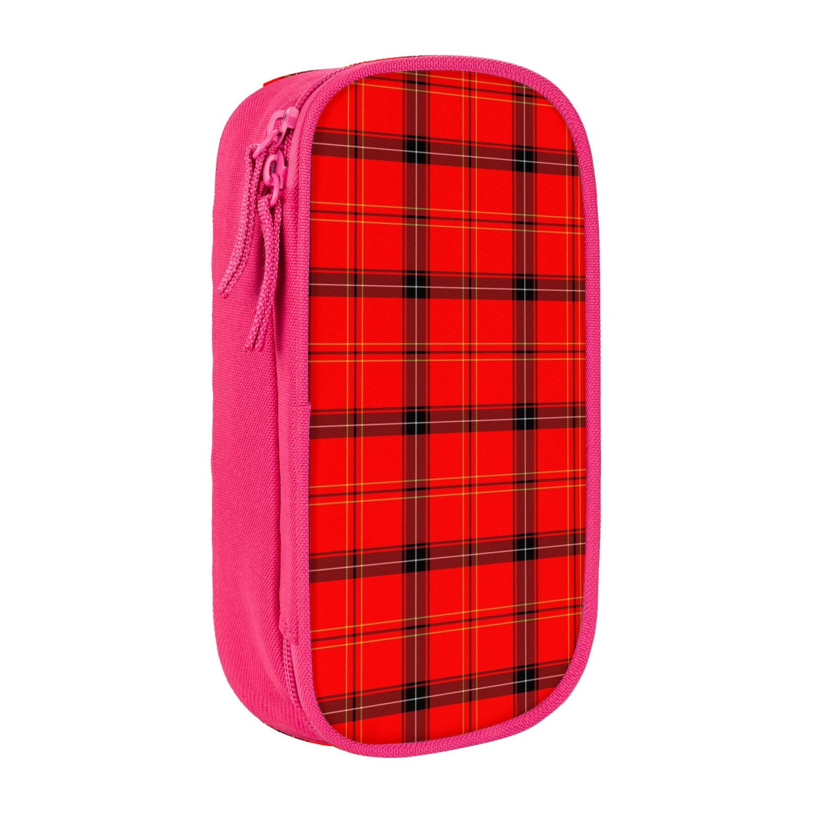 XMXY Scottish Plaid Checkered Pencil Case Cute Aesthetic, Portable ...